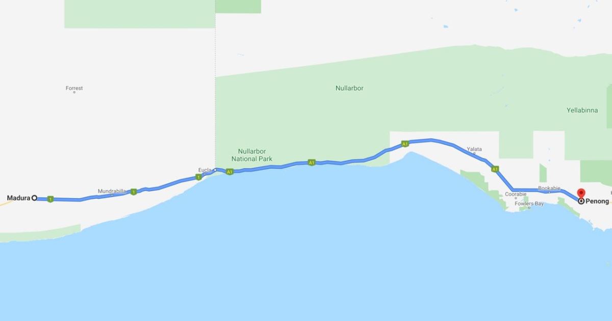 Madura, WA to Penong, SA – Travels with my Harley